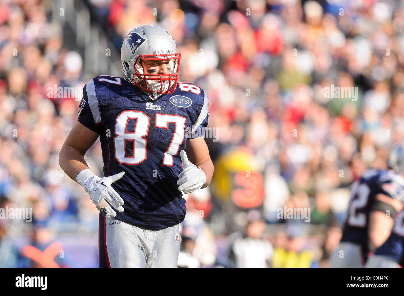 Jan. 1, 2012 - Foxborough, Massachusetts, U.S - New England Patriots TE ...