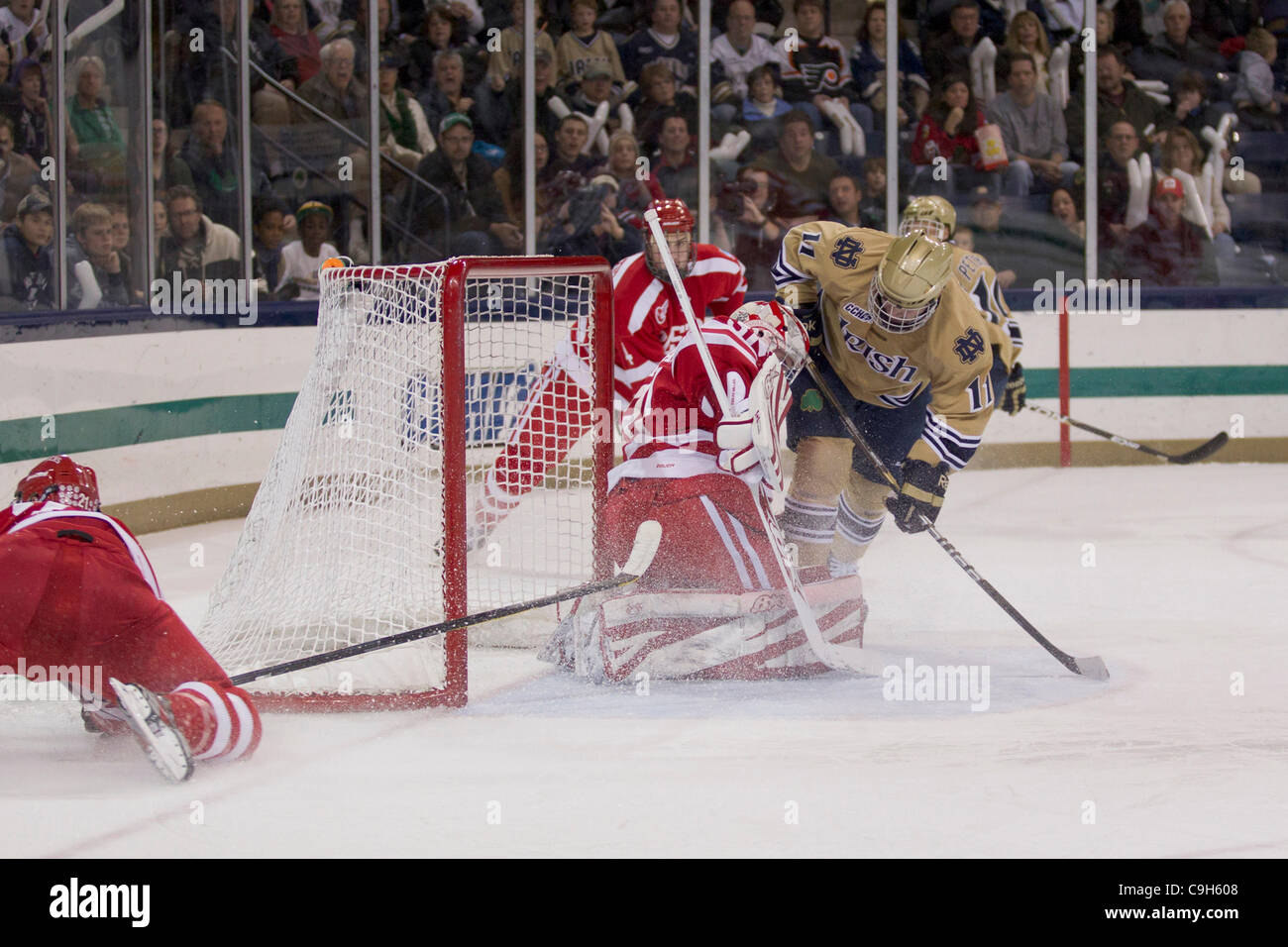 Dec. 31, 2011 - South Bend, Indiana, U.S - Notre Dame left wing Jeff ...