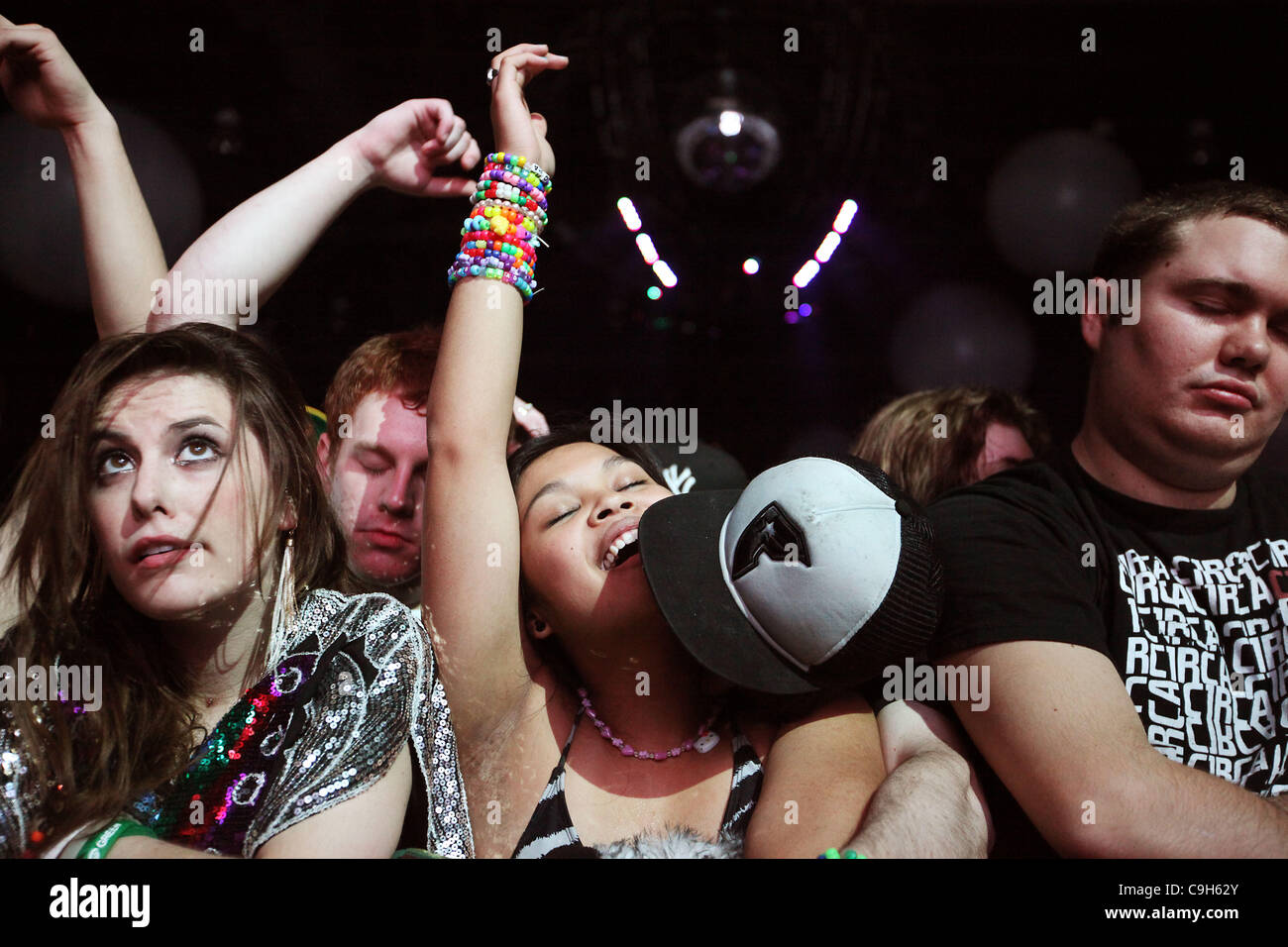 Dubstep D.J. Nero plays headlines RESOLUTION 2012 a New Year's Eve party at the WaMu Theater in ...