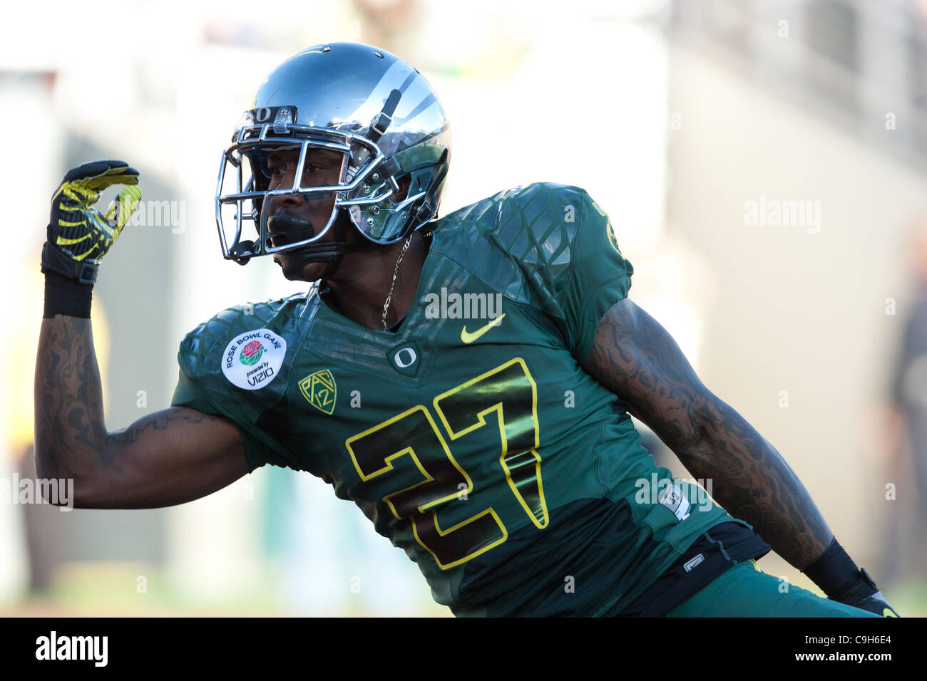 Jan. 2, 2012 - Pasadena, California, U.S - Oregon Ducks defensive back ...