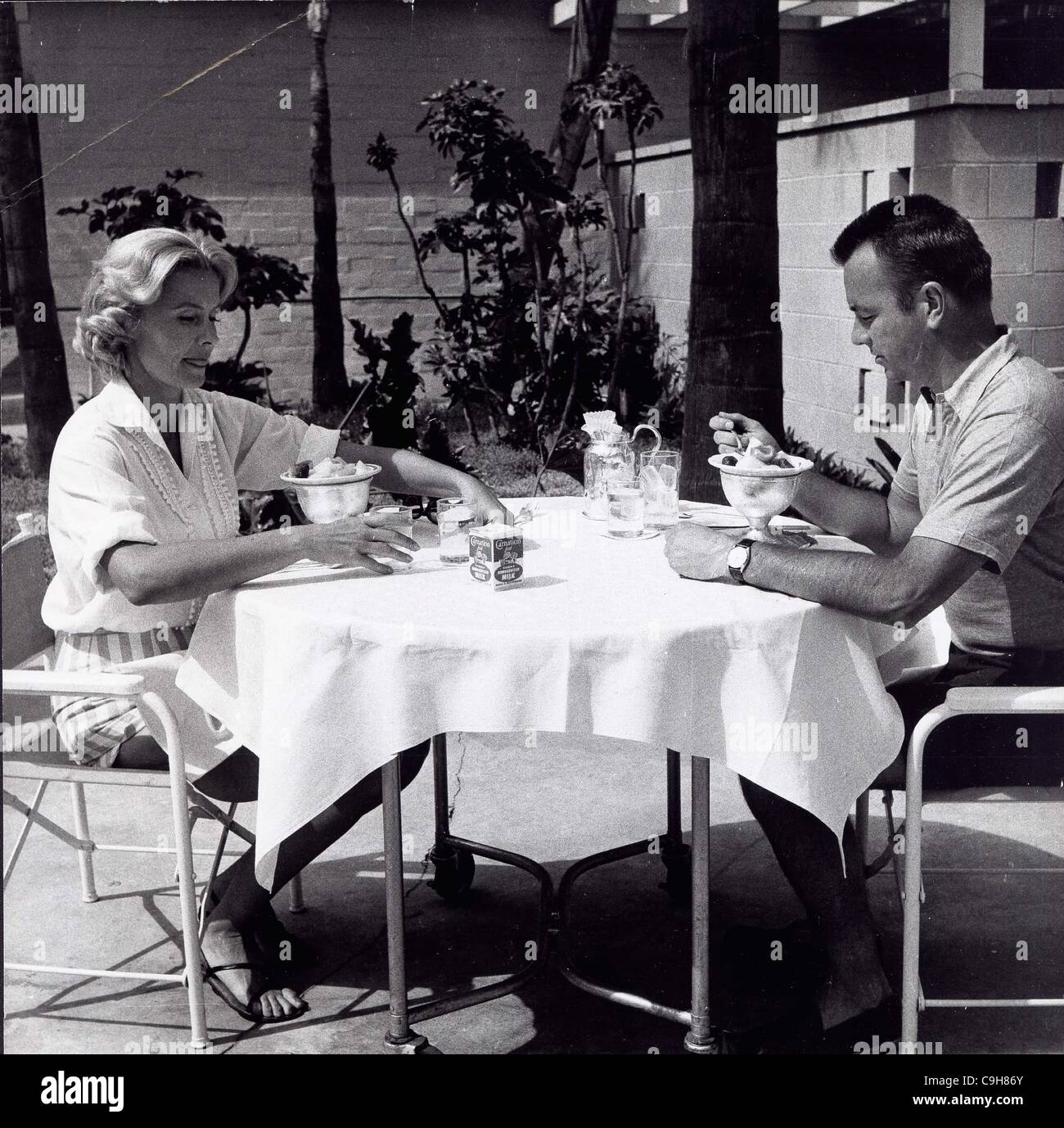 Dec. 19, 2011 - DINA MERRILL with her husband Stanley M. Rumbough, Jr ...