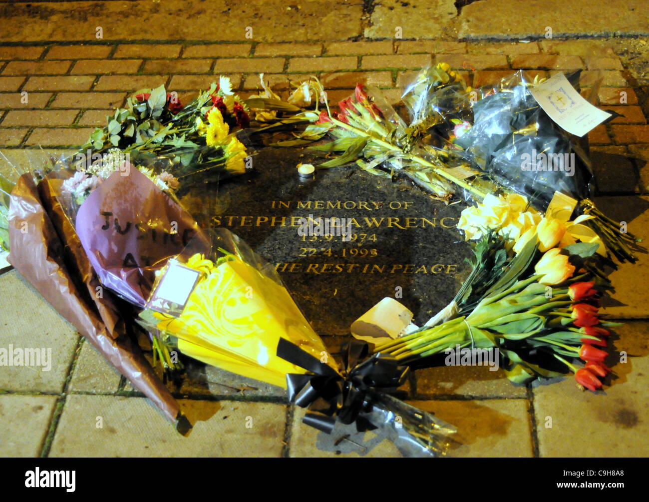 Stephen Lawrence Memorial High Resolution Stock Photography and Images ...
