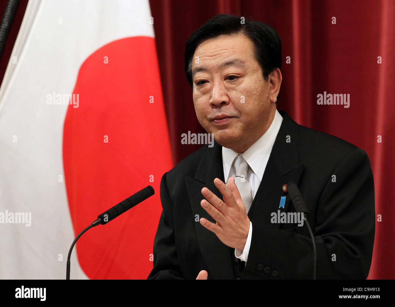 Jan. 4, 2012 - Tokyo, Japan - Japanese Prime MInister YOSHIHIKO NODA ...