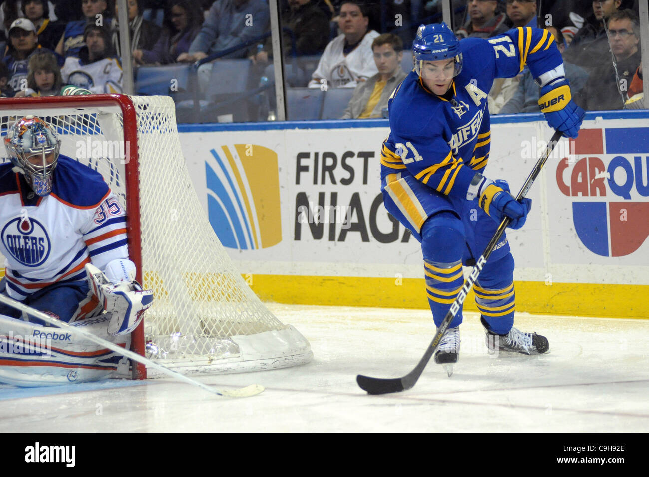 Jan. 3, 2012 - Buffalo, New York, U.S - Buffalo Sabres right wing Drew ...