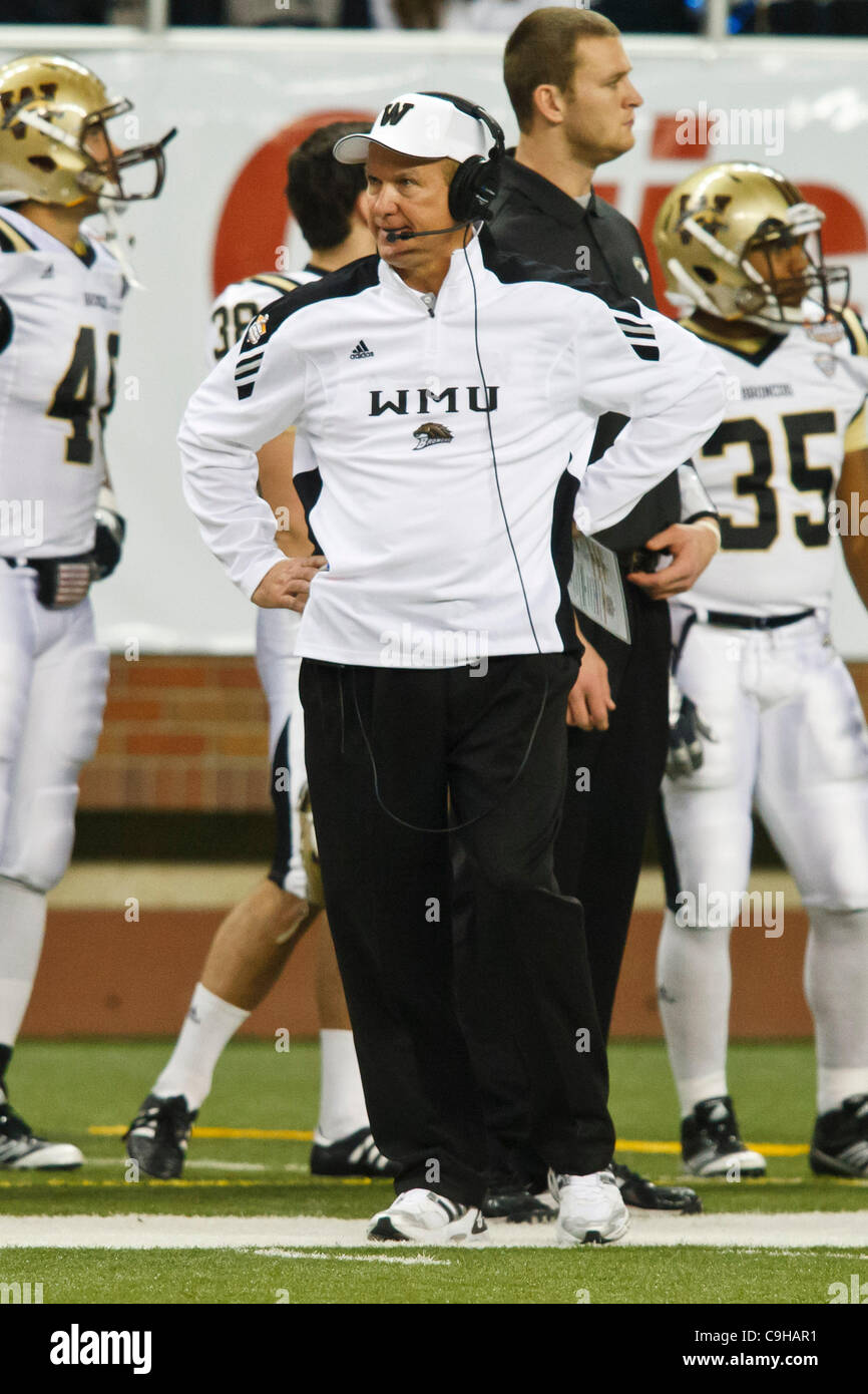 Dec. 27, 2011 - Detroit, Michigan, U.S - Western Michigan head coach ...