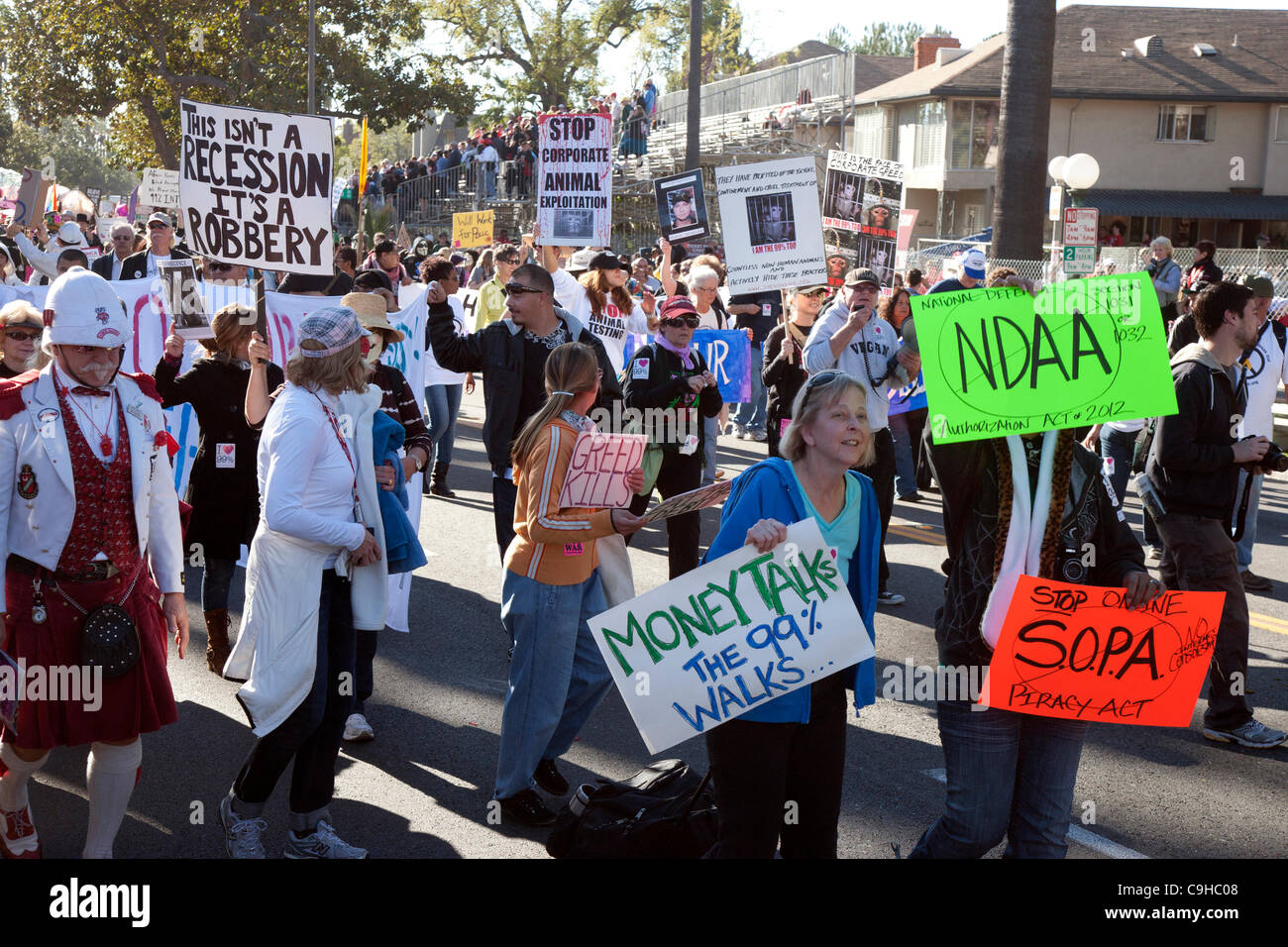 Pasadena protest hi-res stock photography and images - Alamy