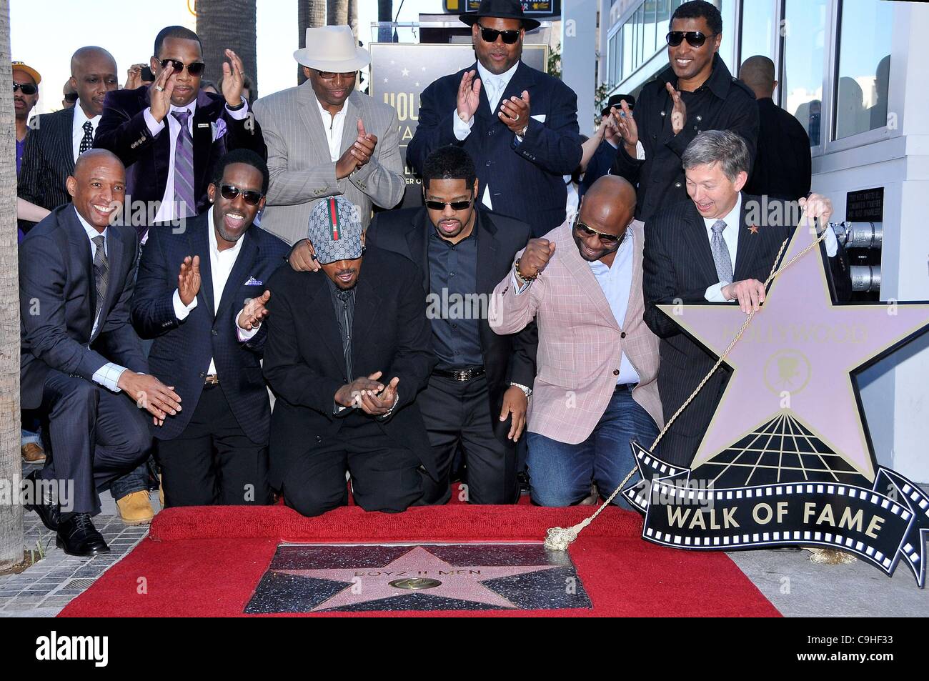 Michael Bivins, Marty Shelton, Shawn Stockman, Terry Lewis, Michael ...