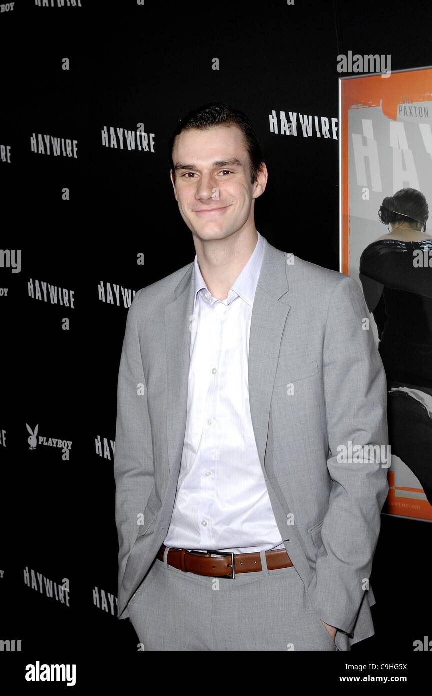 Cooper Hefner at arrivals for HAYWIRE Premiere, Directors Guild of ...