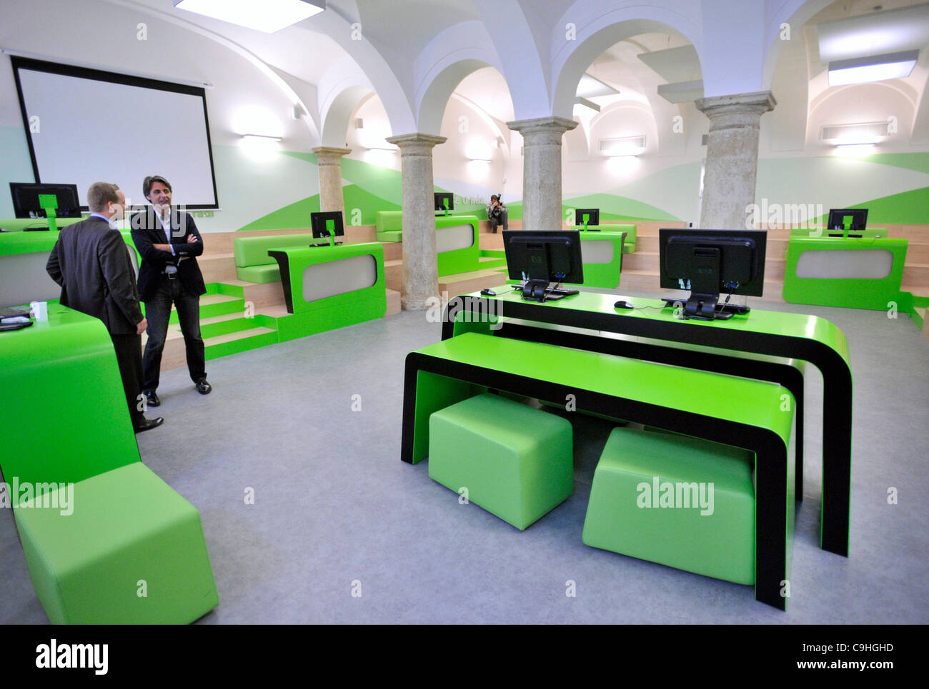A branch of Air Bank, member of PPF Group, in Vodickova Street, Prague ...