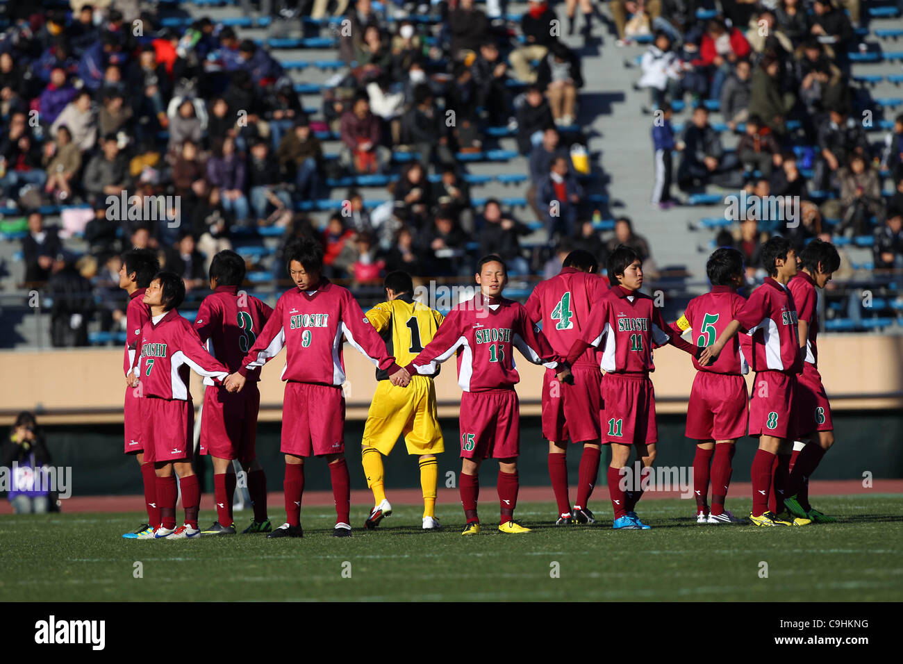 Shoshi team group, JANUARY 7, 2012 - Football /Soccer : 90th All Japan ...