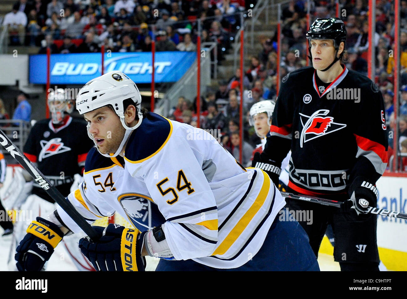 Jan. 6, 2012 - Raleigh, North Carolina, U.S - Buffalo Sabres right wing ...