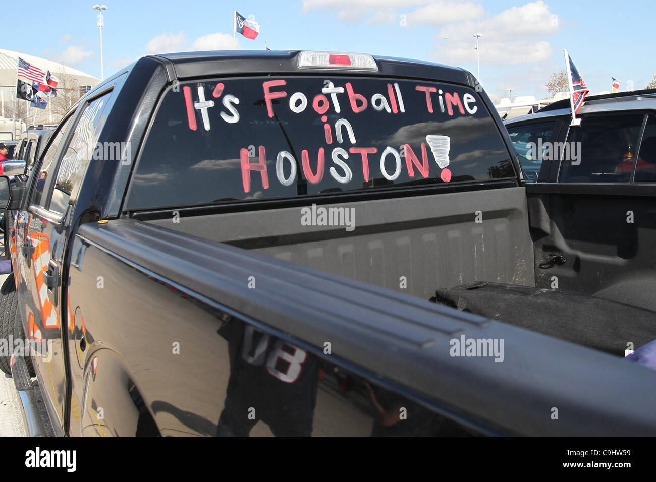 Jan. 7, 2011 - Houston, Texas, U.S - Houston Texans fans tailgating ...