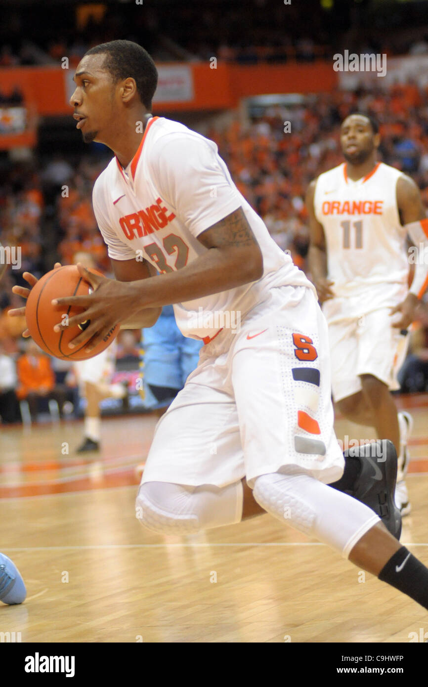 Jan. 7, 2012 - Syracuse, New York, U.S - Syracuse Orange forward Kris ...