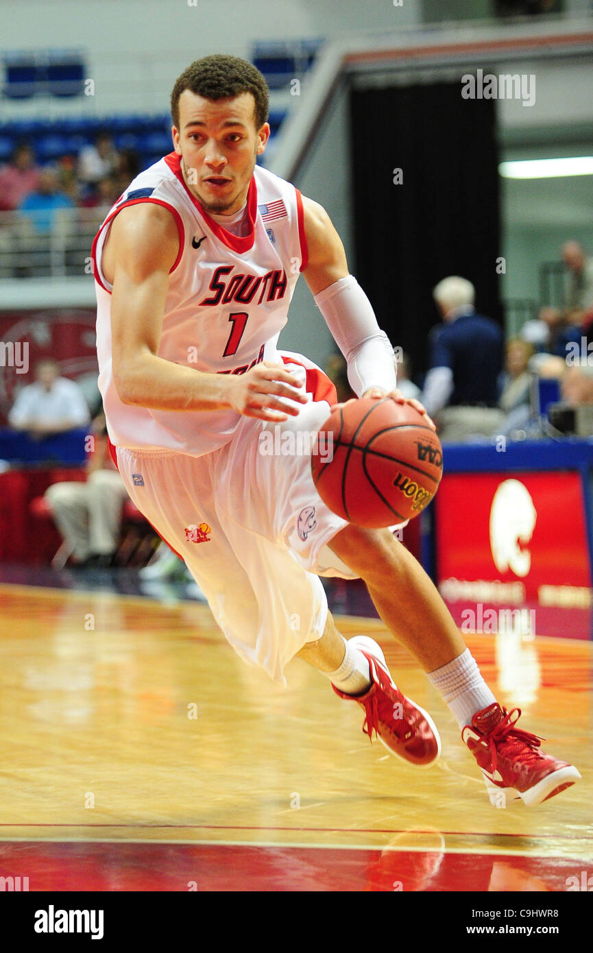 Jan. 7, 2012 - Mobile, Alabama, U.S - South Alabama's guard Trey ...