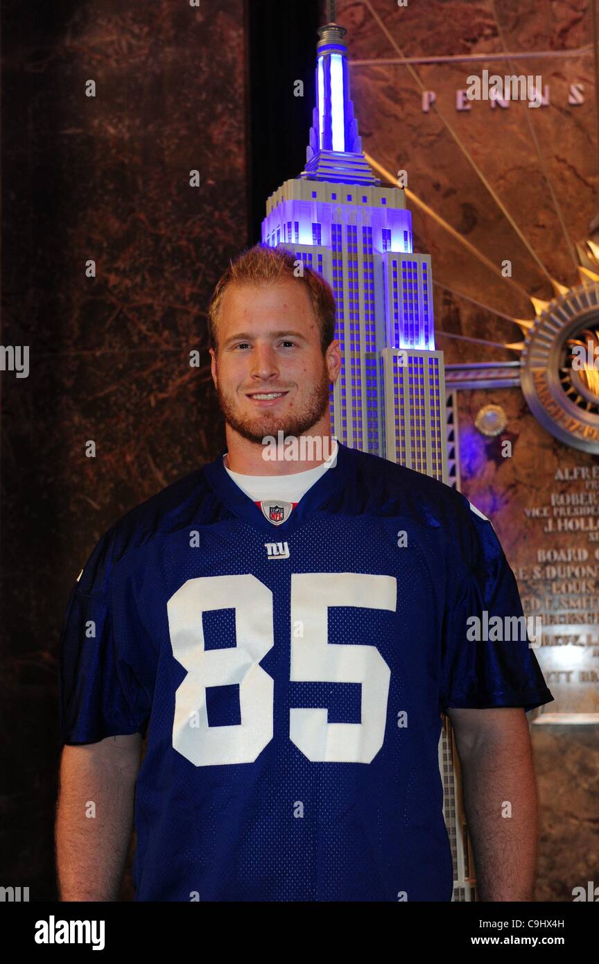 Jan. 6, 2012 - Manhattan, New York, U.S. - New York Giants tight end ...