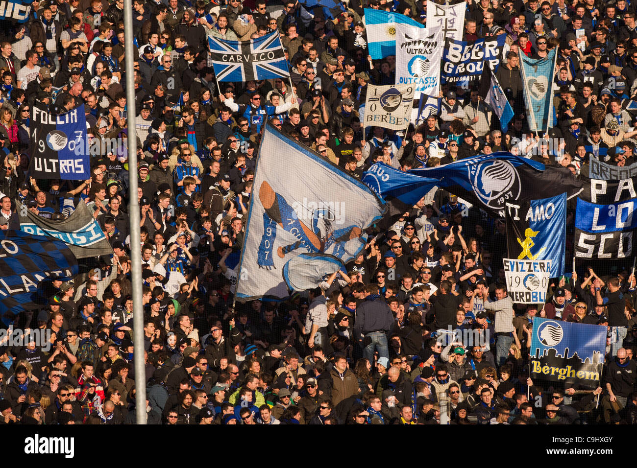 Atalanta fans, JANUARY 8, 2012 - Football / Soccer : Italian "Serie A ...