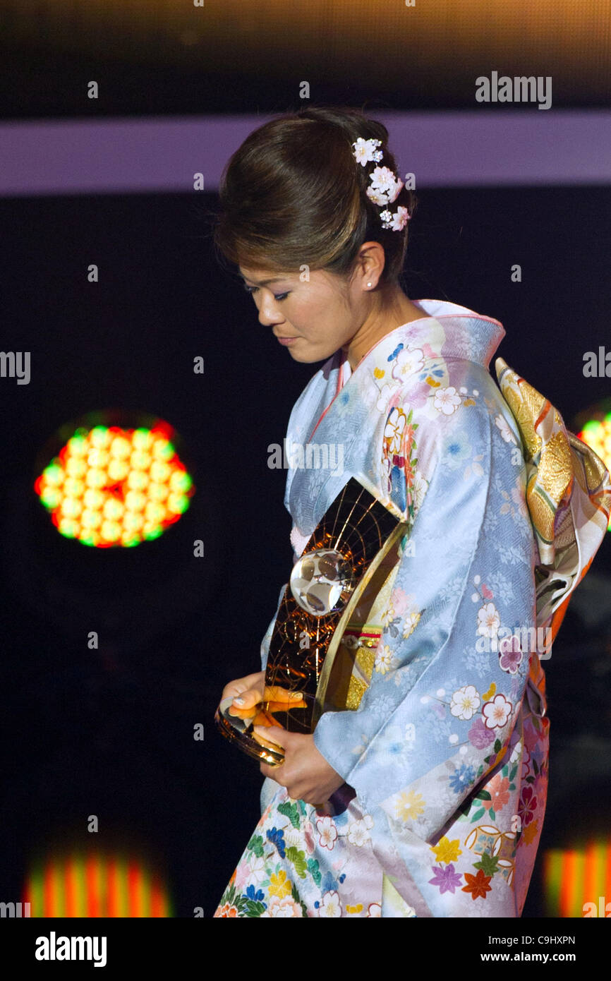 Homare Sawa, JANUARY 9, 2012 - Football / Soccer : Homare Sawa with the ...