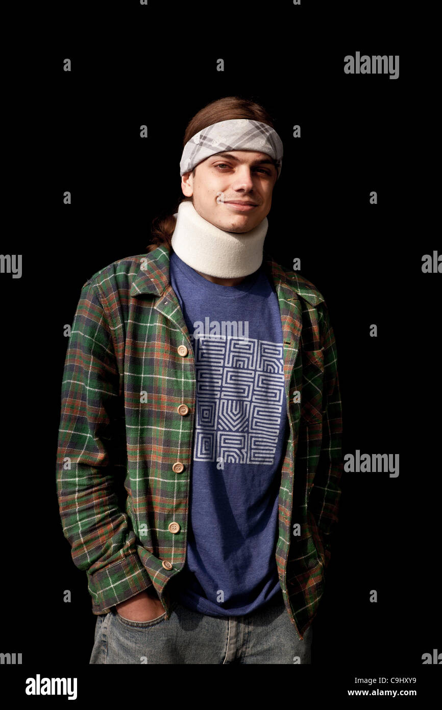 11/27/2011 -- San Mateo, CA, U.S.A -- Scott Olsen, 24, the Marine who ...