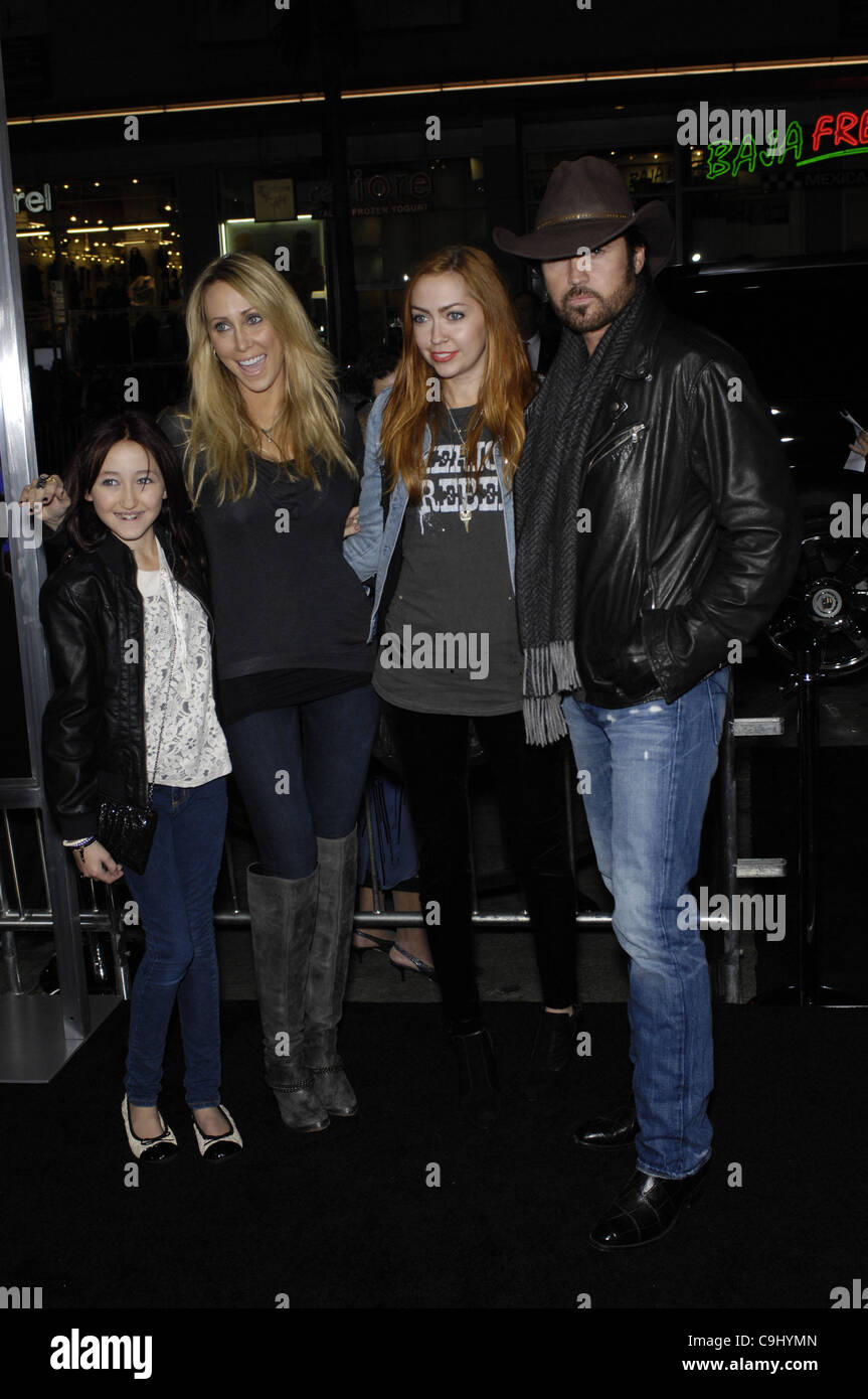 Jan. 10, 2012 - Hollywood, California, U.S. - Noah Cyrus, Tish Cyrus ...