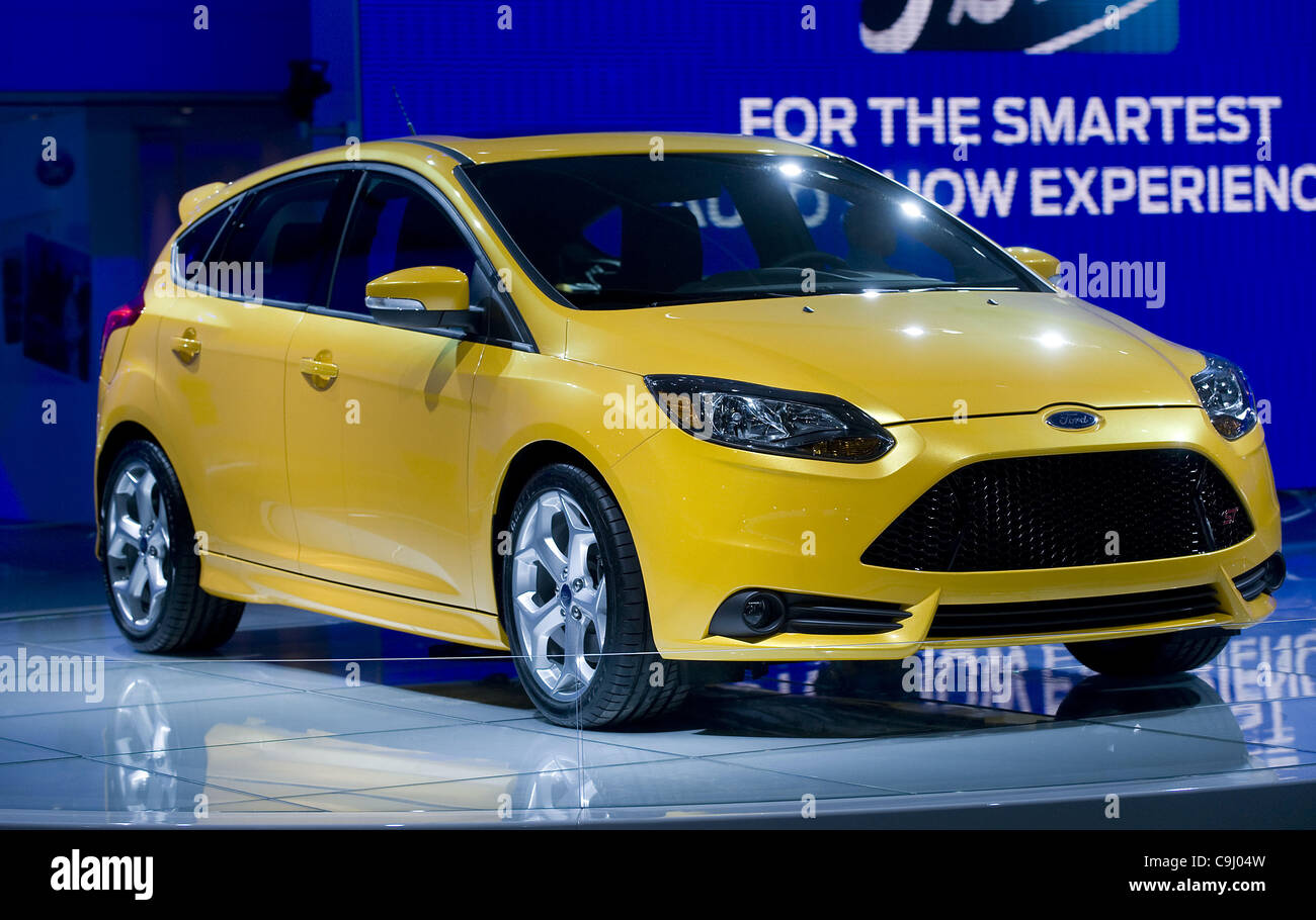 Jan. 9, 2012 - Detroit, Michigan, U.S - Ford unveiled the Focus ST on ...