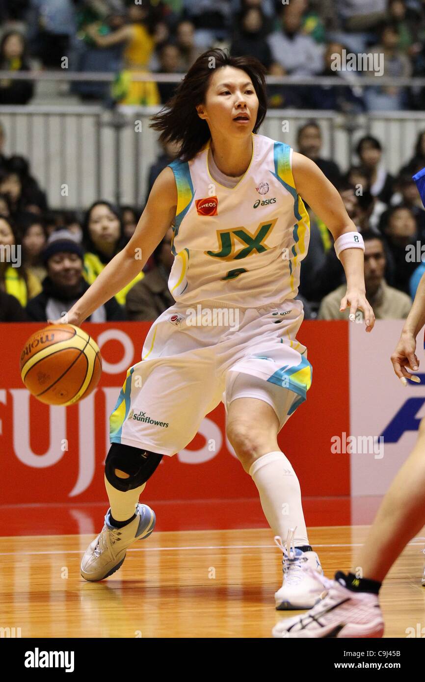 Rika Tanaka (Sunflowers), January 8, 2012 - Basketball : All Japan ...