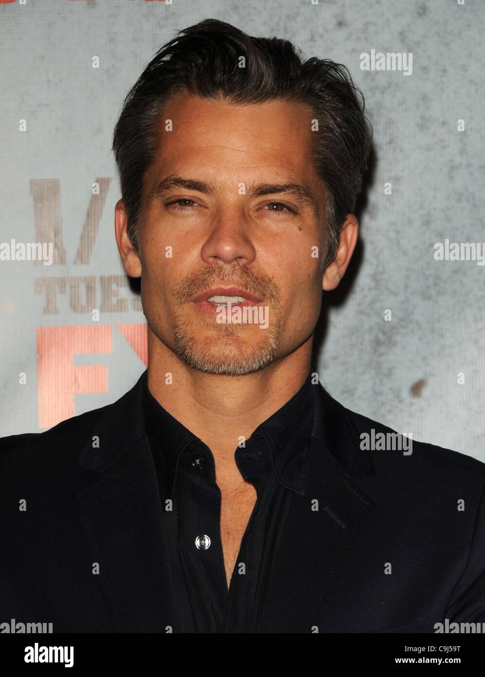 Timothy Olphant at arrivals for JUSTIFIED Season 3 Premiere, Directors ...