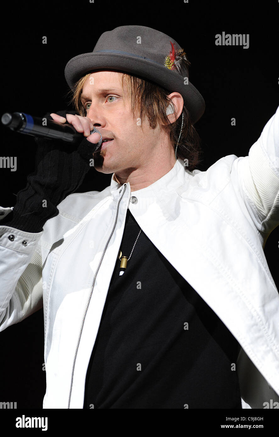 Jan 7, 2012 - Raleigh, North Carolina; USA - Singer JASON ROY of the ...