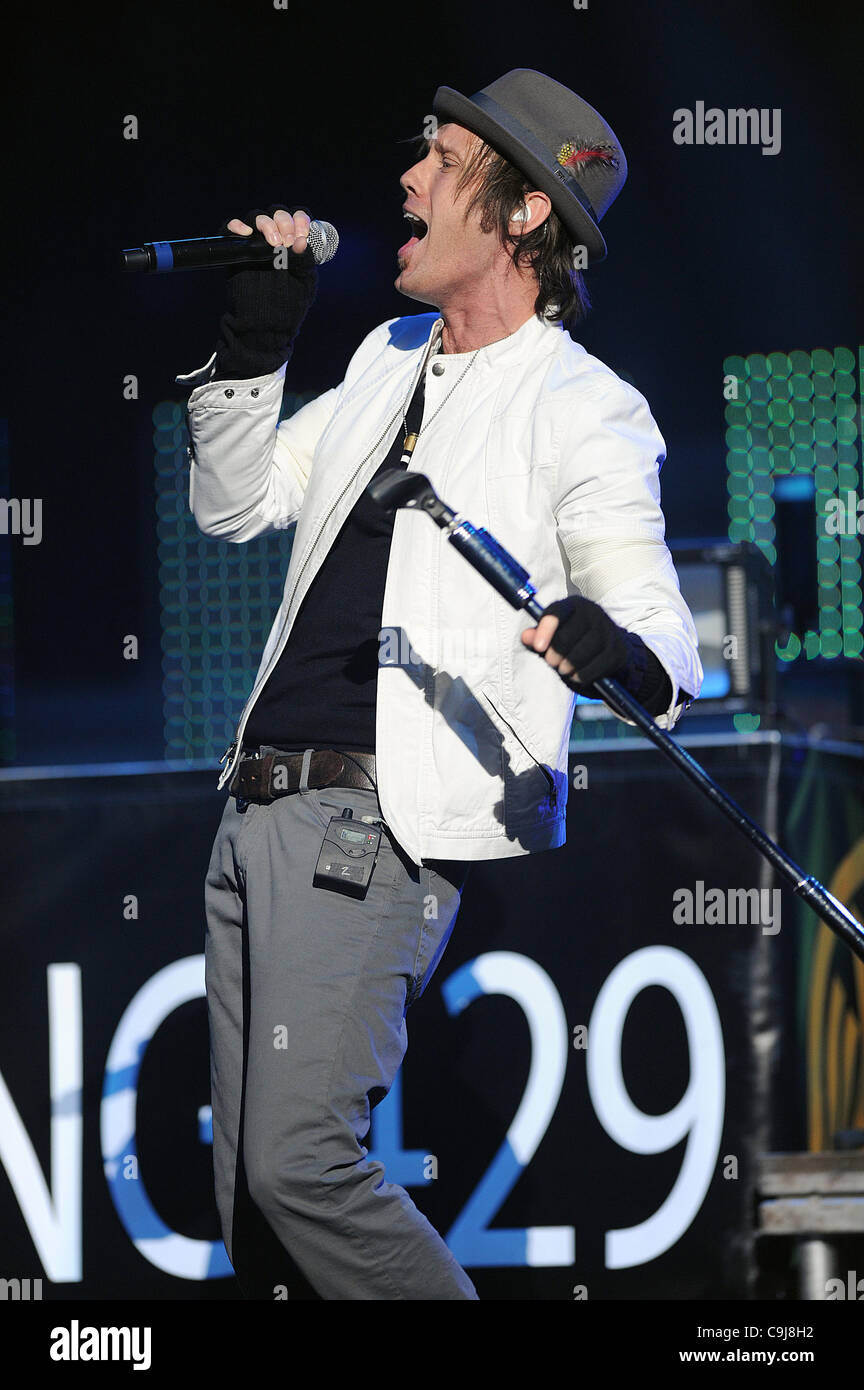 Jan 7, 2012 - Raleigh, North Carolina; USA - Singer JASON ROY of the ...