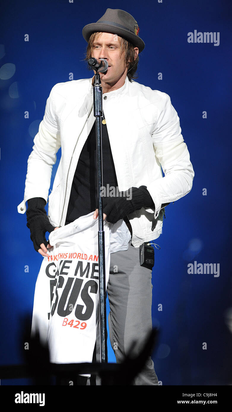 Jan 7, 2012 - Raleigh, North Carolina; USA - Singer JASON ROY of the ...