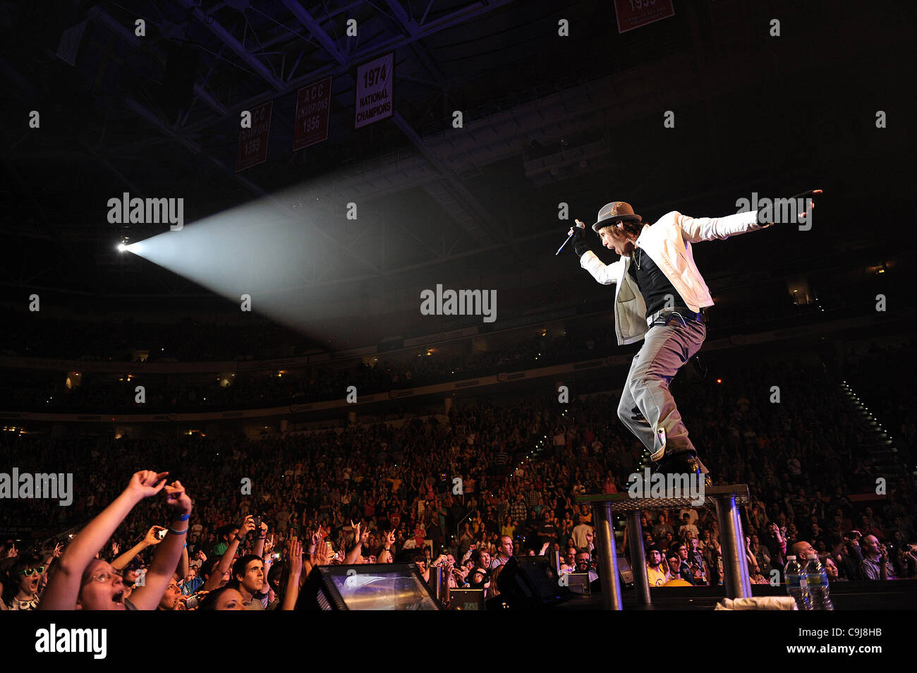 Jan 7, 2012 - Raleigh, North Carolina; USA - Singer JASON ROY of the ...