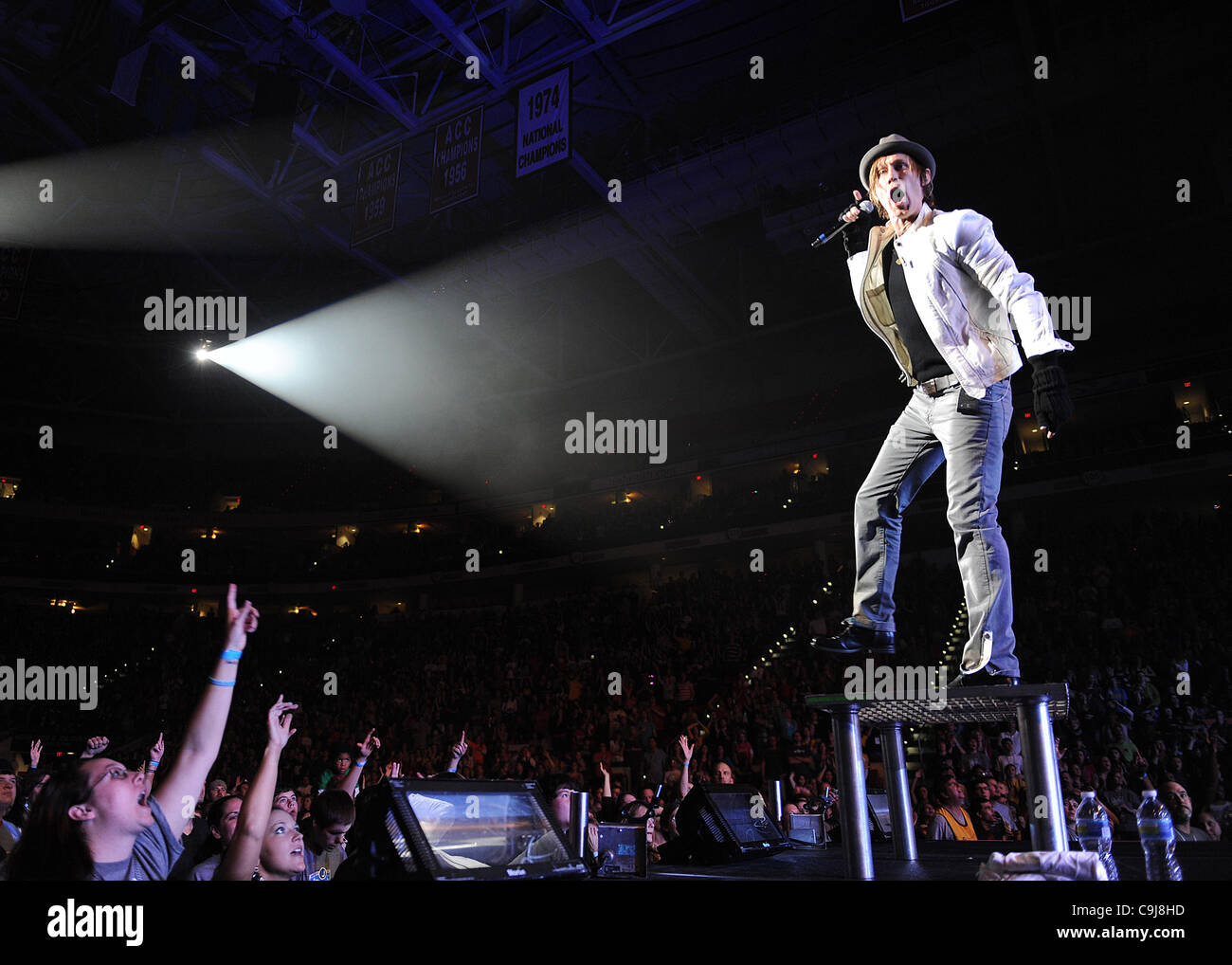 Jan 7, 2012 - Raleigh, North Carolina; USA - Singer JASON ROY of the ...