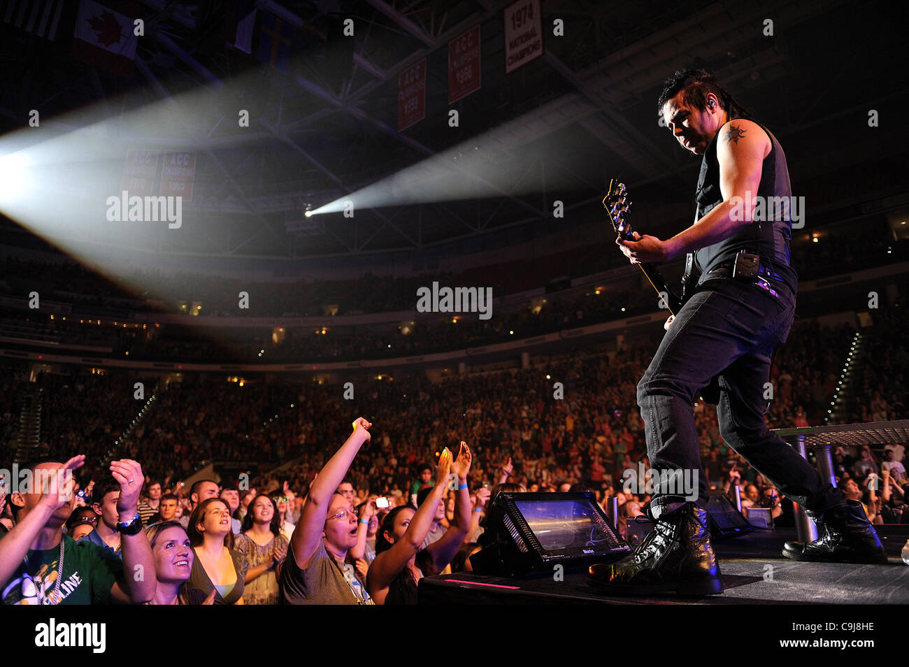 Jan 7, 2012 - Raleigh, North Carolina; USA - Singer JASON ROY of the ...