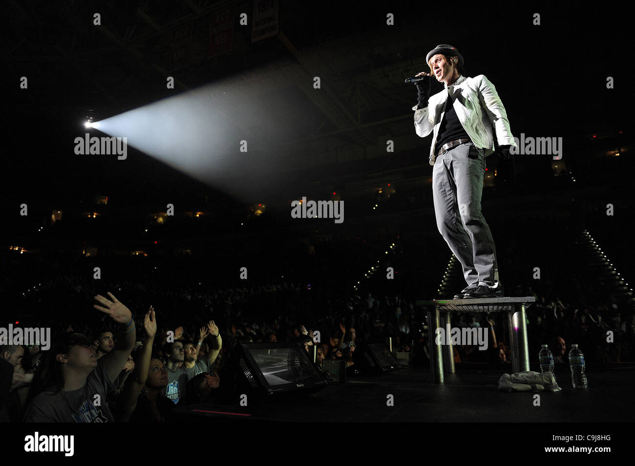 Jan 7, 2012 - Raleigh, North Carolina; USA - Singer JASON ROY of the ...