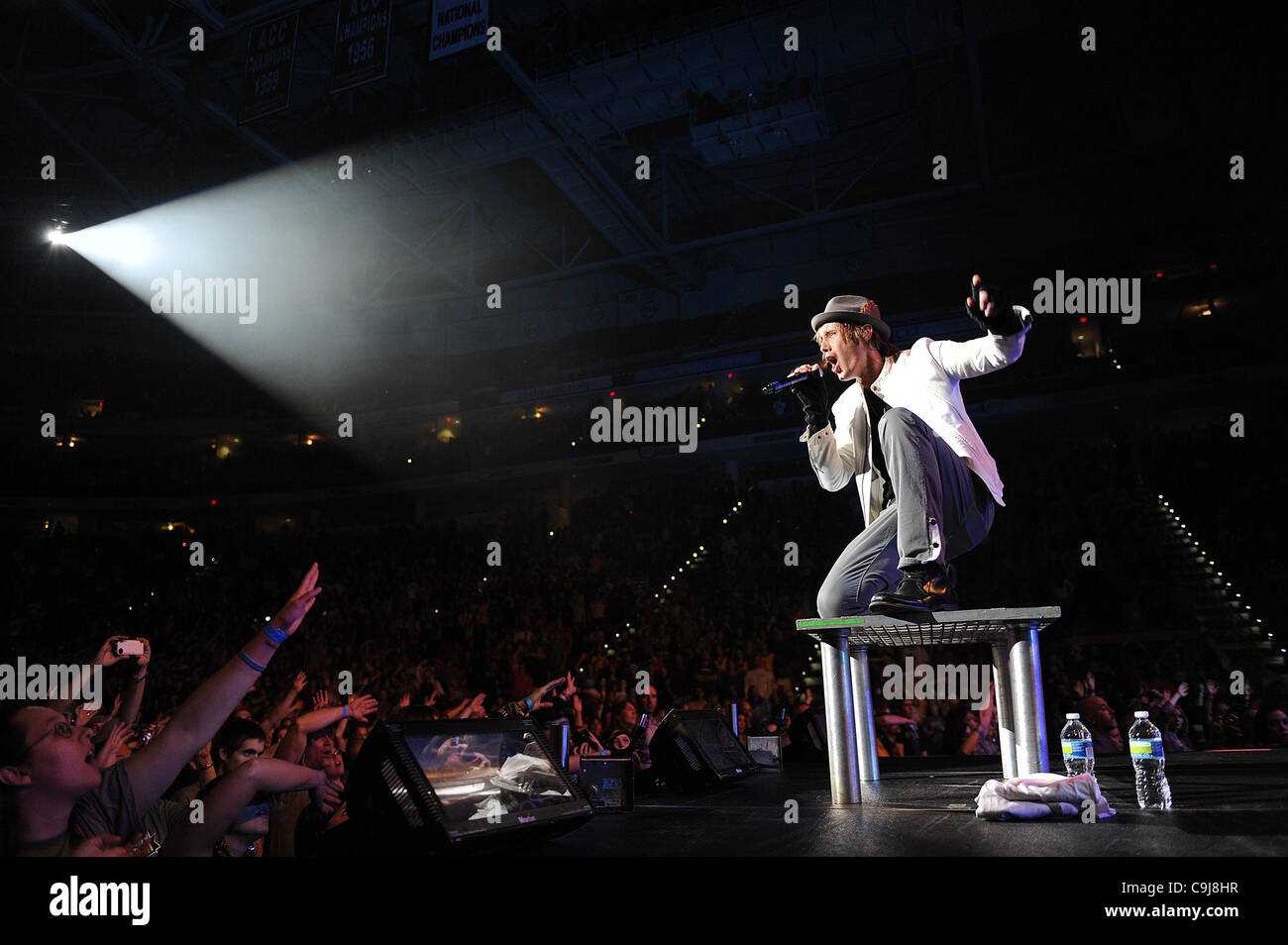 Jan 7, 2012 - Raleigh, North Carolina; USA - Singer JASON ROY of the ...