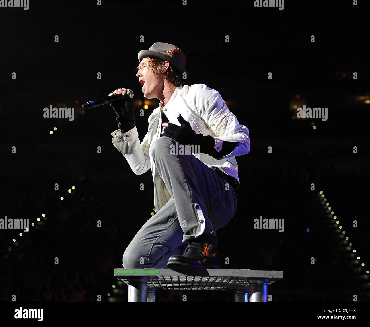 Jan 7, 2012 - Raleigh, North Carolina; USA - Singer JASON ROY of the ...