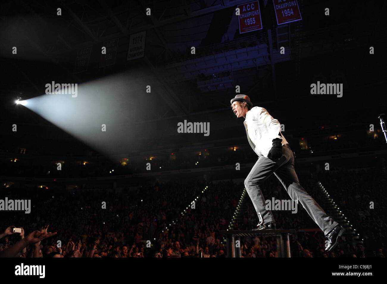 Jan 7, 2012 - Raleigh, North Carolina; USA - Singer JASON ROY of the ...