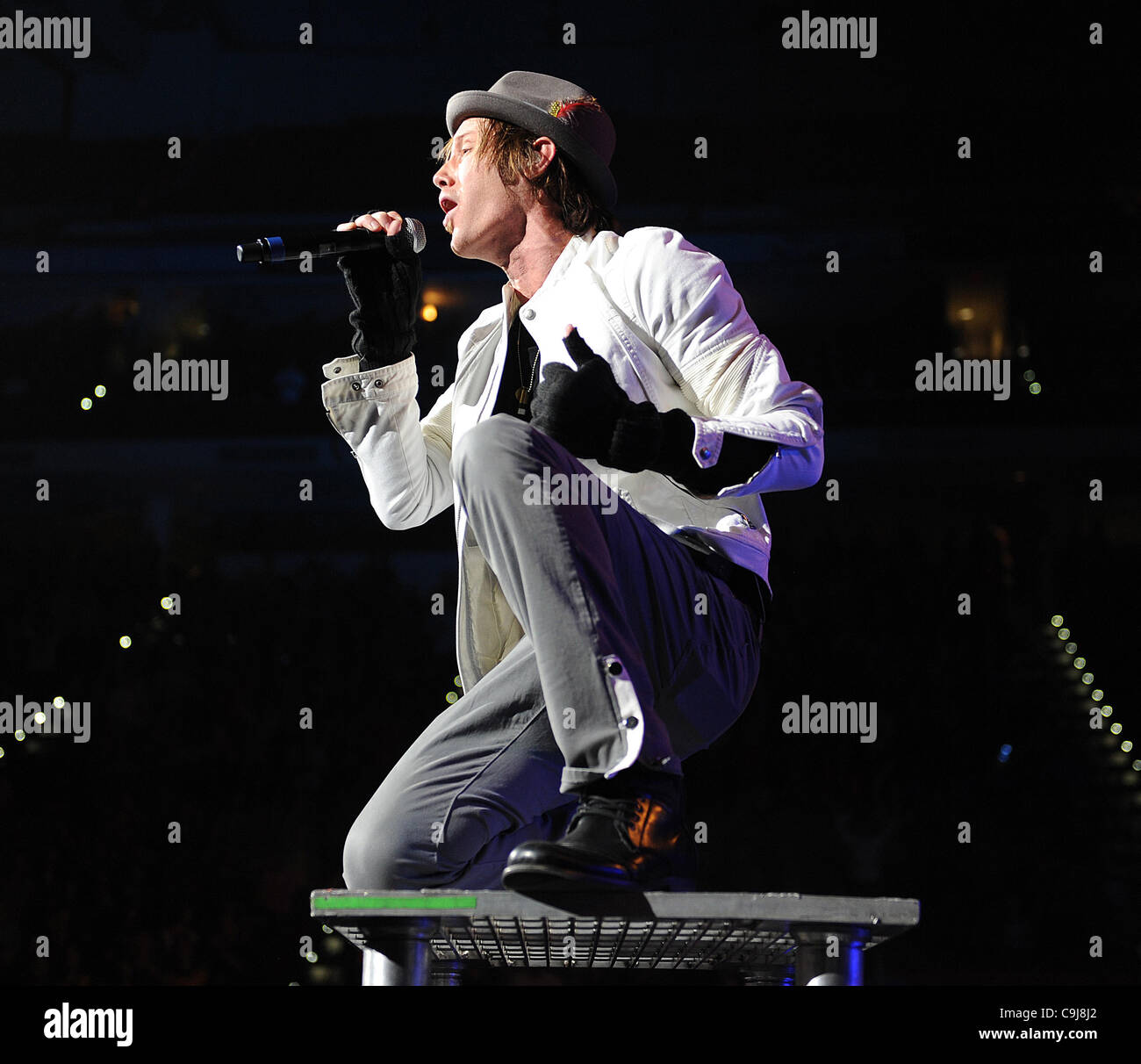 Jan 7, 2012 - Raleigh, North Carolina; USA - Singer JASON ROY of the ...