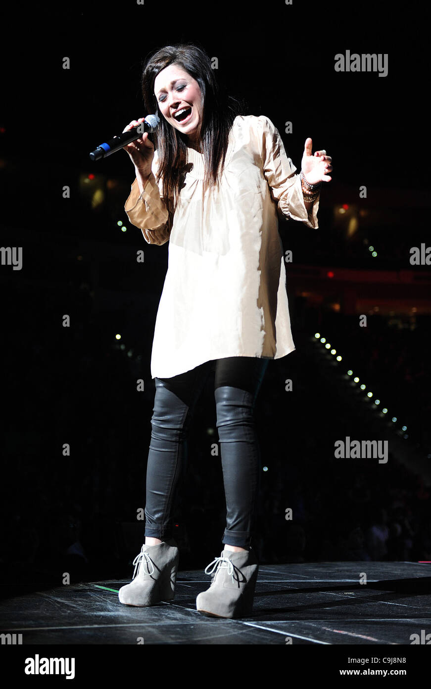 Jan 7, 2012 - Raleigh, North Carolina; USA - Singer KARI JOBE perform ...