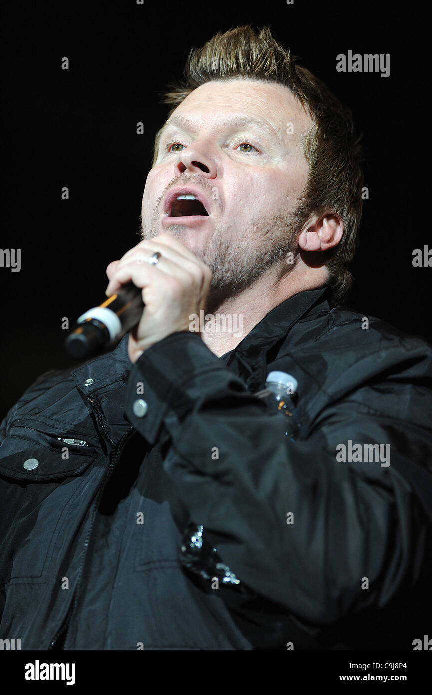 Jan 7, 2012 - Raleigh, North Carolina; USA - Singer RUSS LEE of the ...
