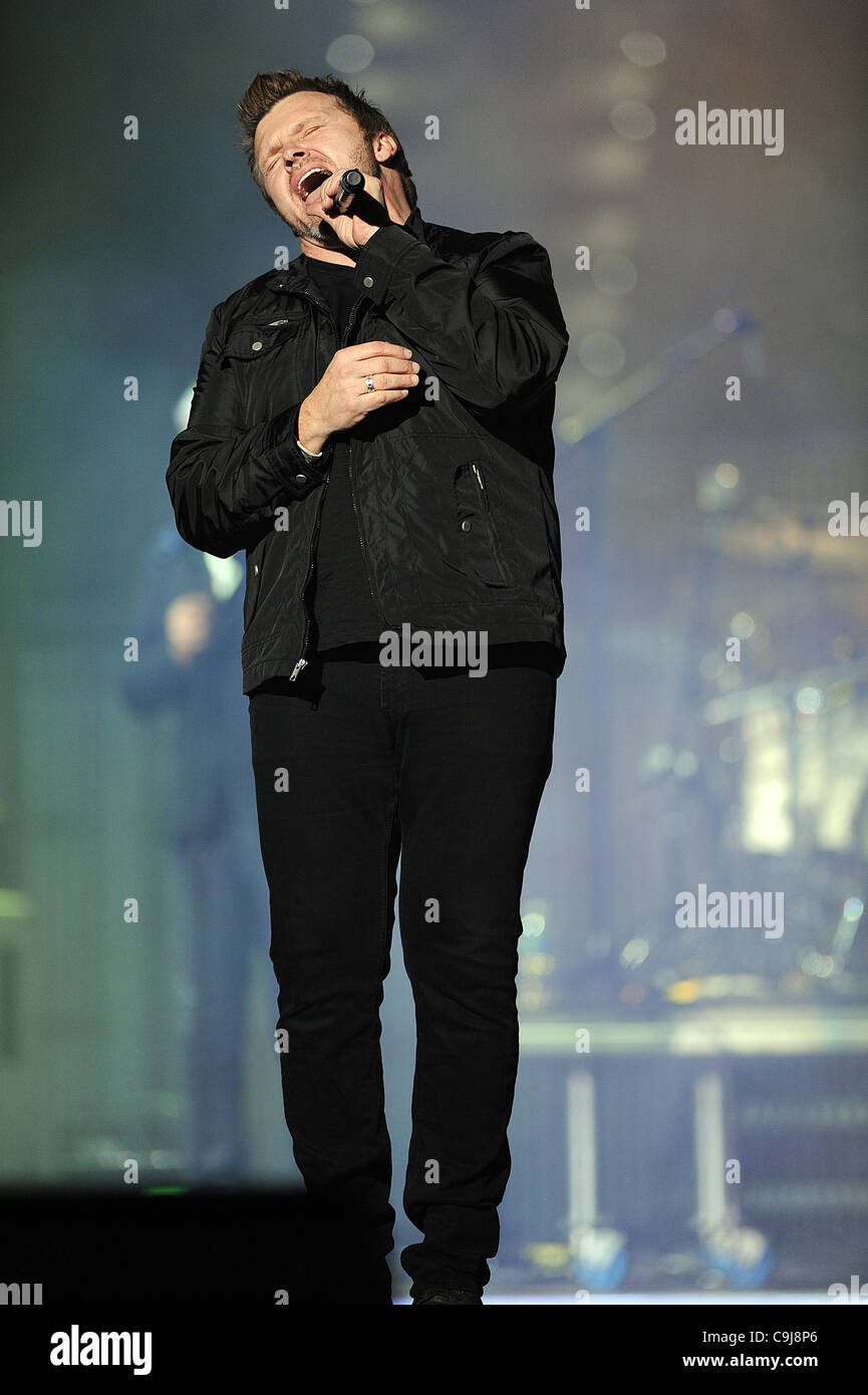 Jan 7, 2012 - Raleigh, North Carolina; USA - Singer RUSS LEE of the ...