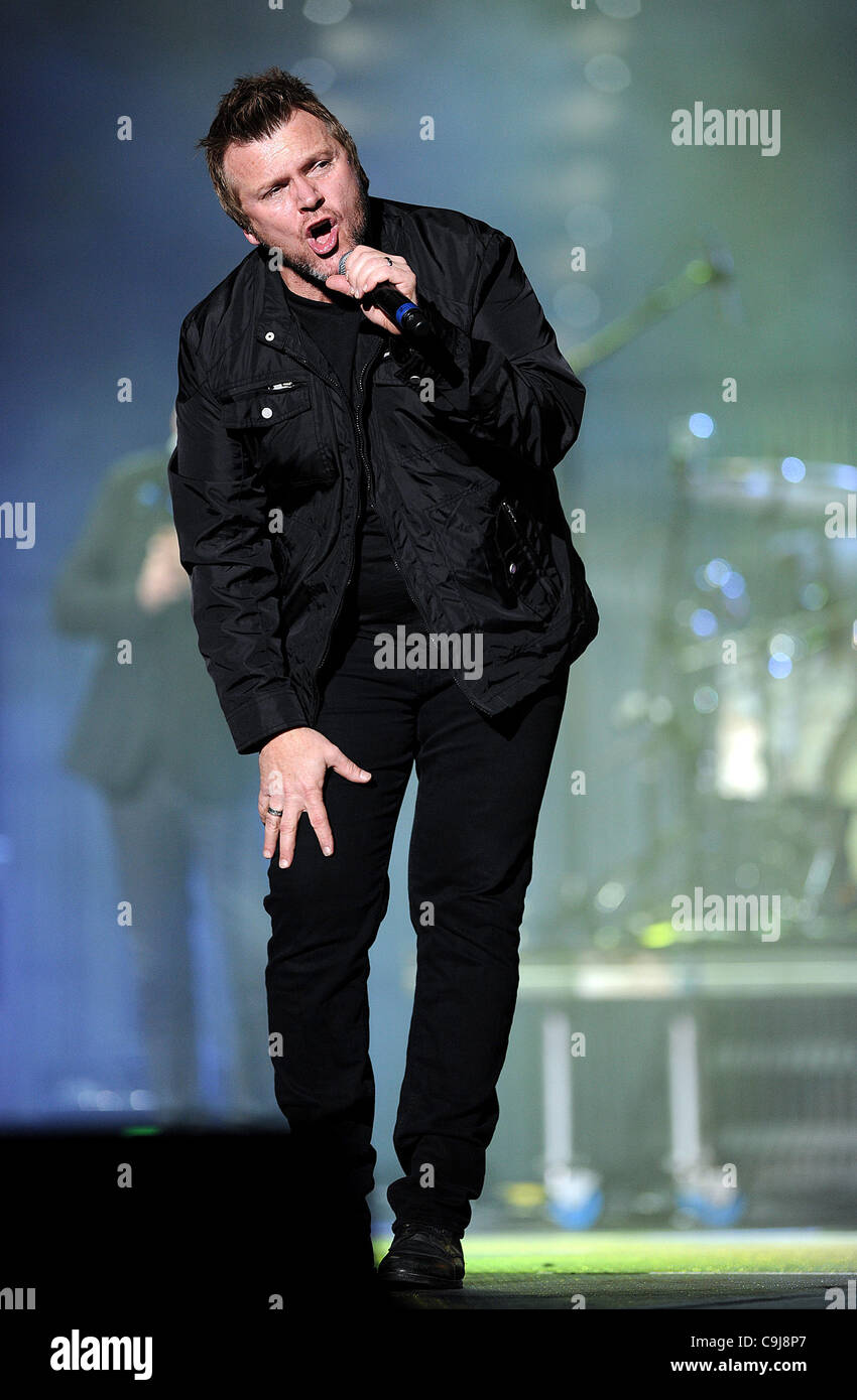 Jan 7, 2012 - Raleigh, North Carolina; USA - Singer RUSS LEE of the ...