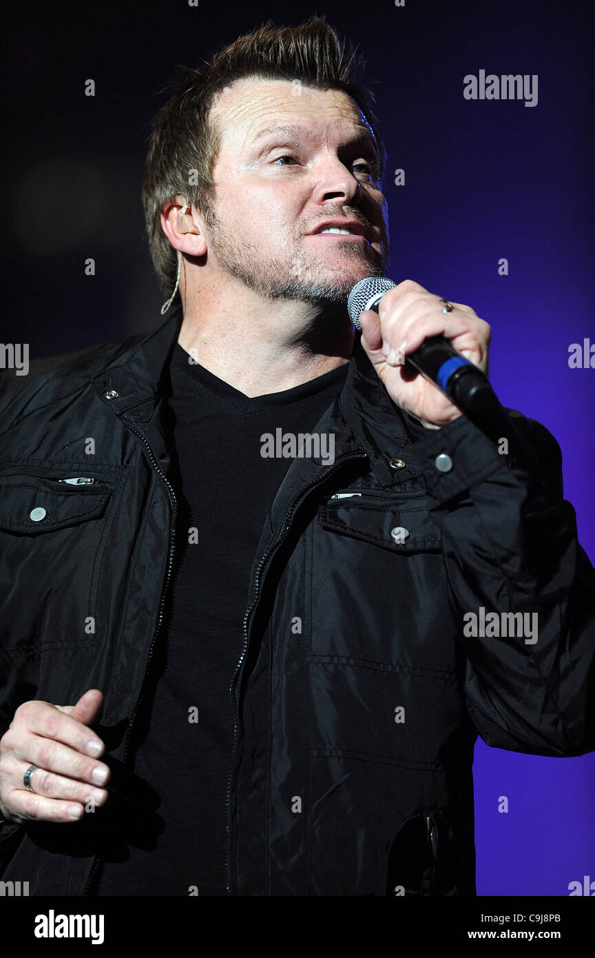 Jan 7, 2012 - Raleigh, North Carolina; USA - Singer RUSS LEE of the ...