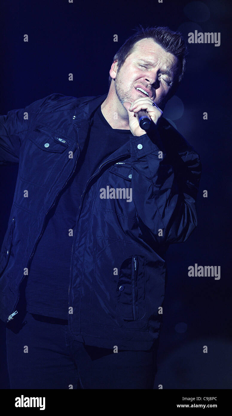 Jan 7, 2012 - Raleigh, North Carolina; USA - Singer RUSS LEE of the ...