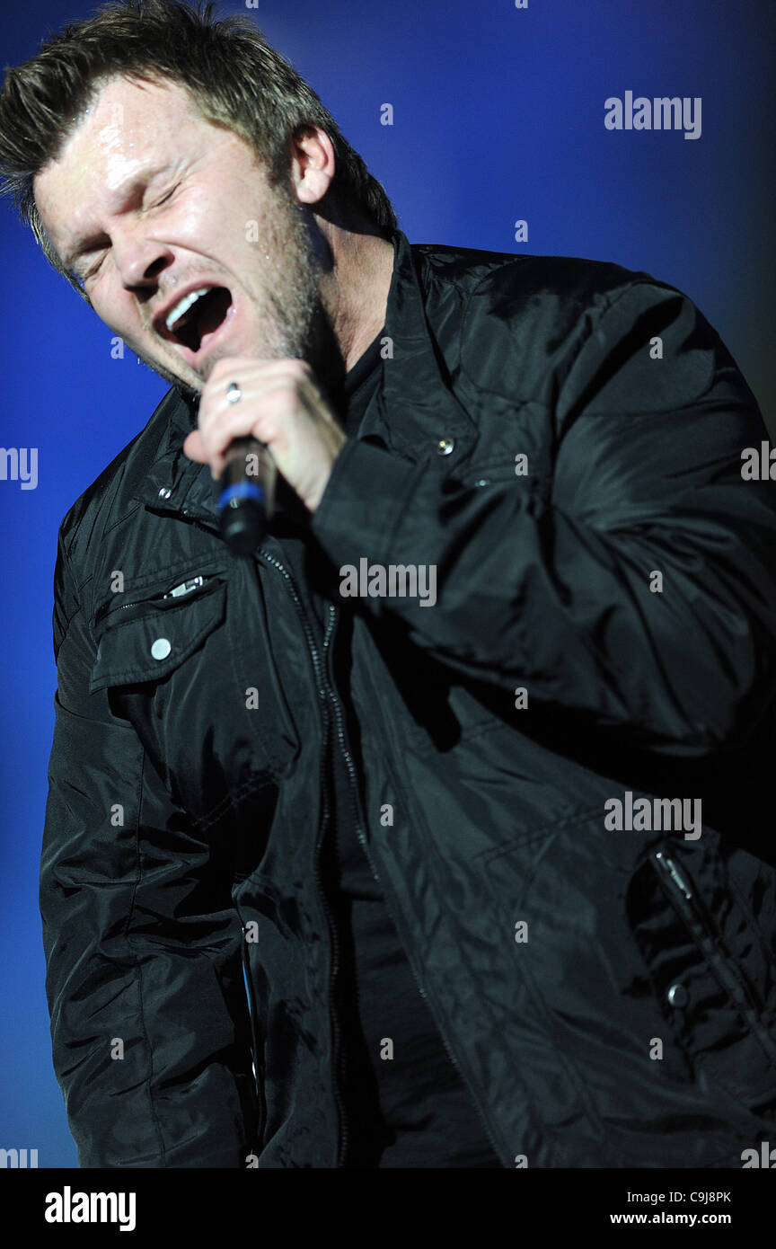 Jan 7, 2012 - Raleigh, North Carolina; USA - Singer RUSS LEE of the ...