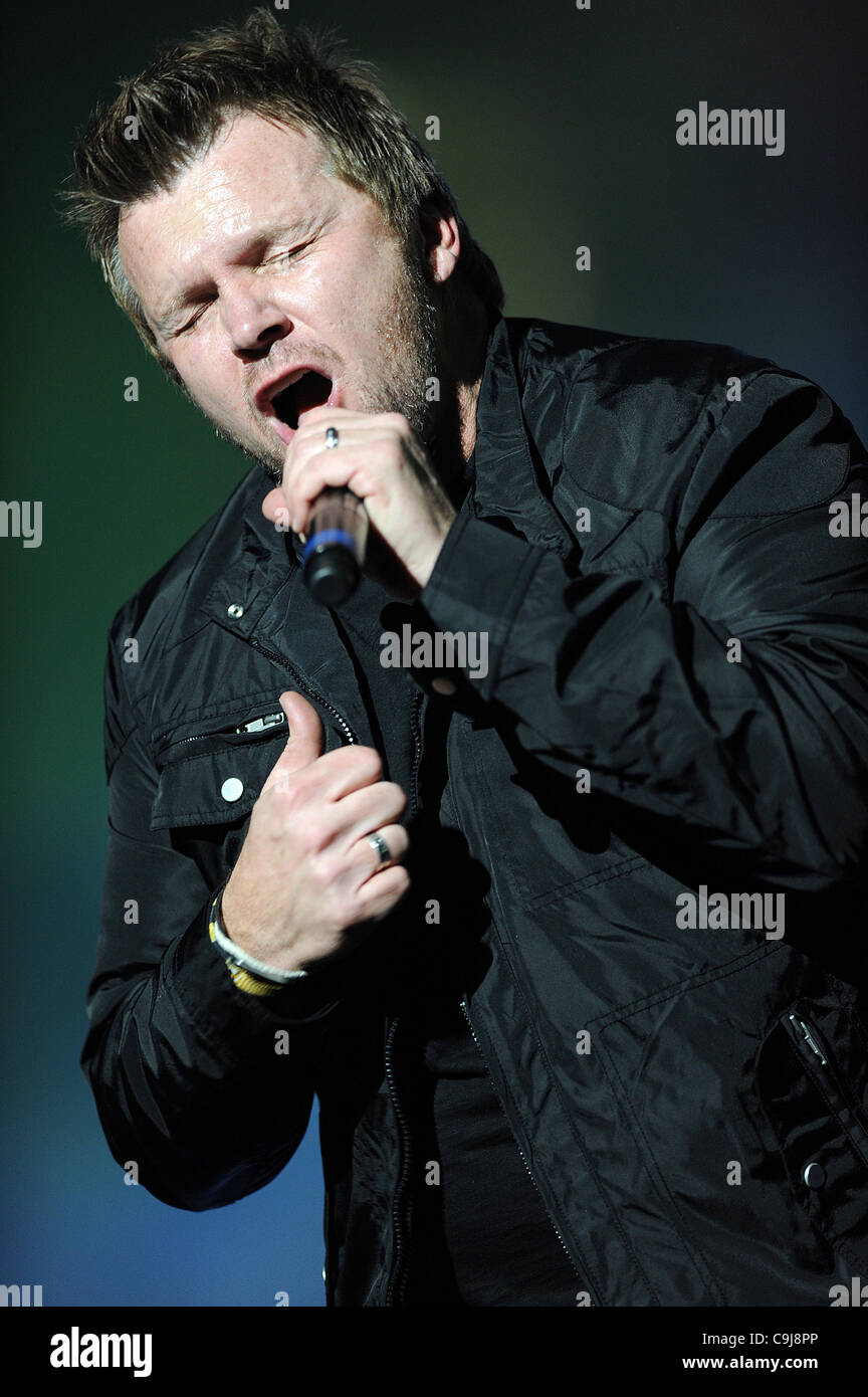 Jan 7, 2012 - Raleigh, North Carolina; USA - Singer RUSS LEE of the ...