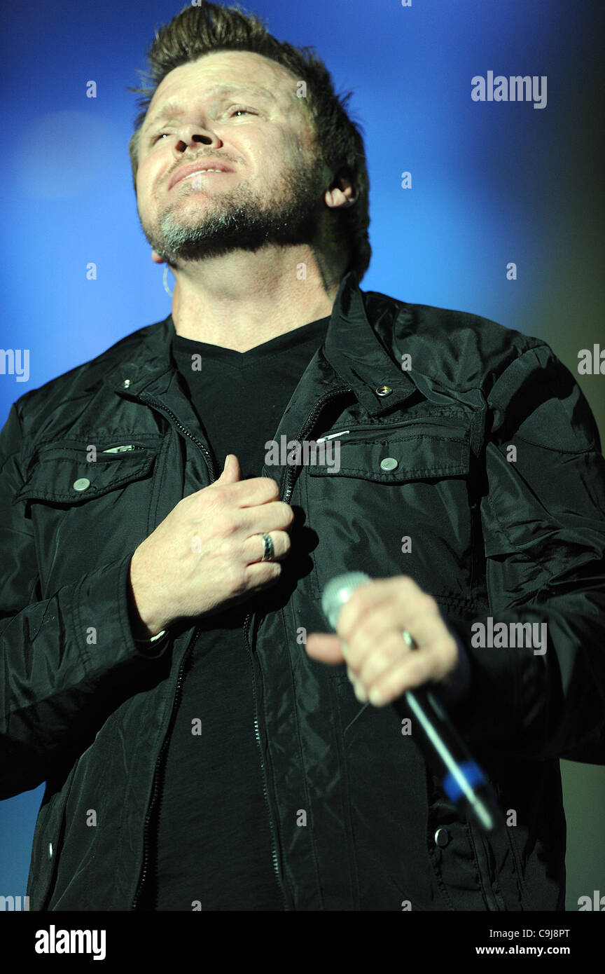 Jan 7, 2012 - Raleigh, North Carolina; USA - Singer RUSS LEE of the ...