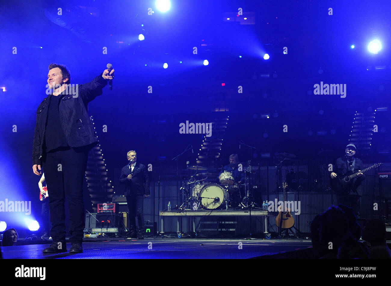 Jan 7, 2012 - Raleigh, North Carolina; USA - Singer RUSS LEE of the ...