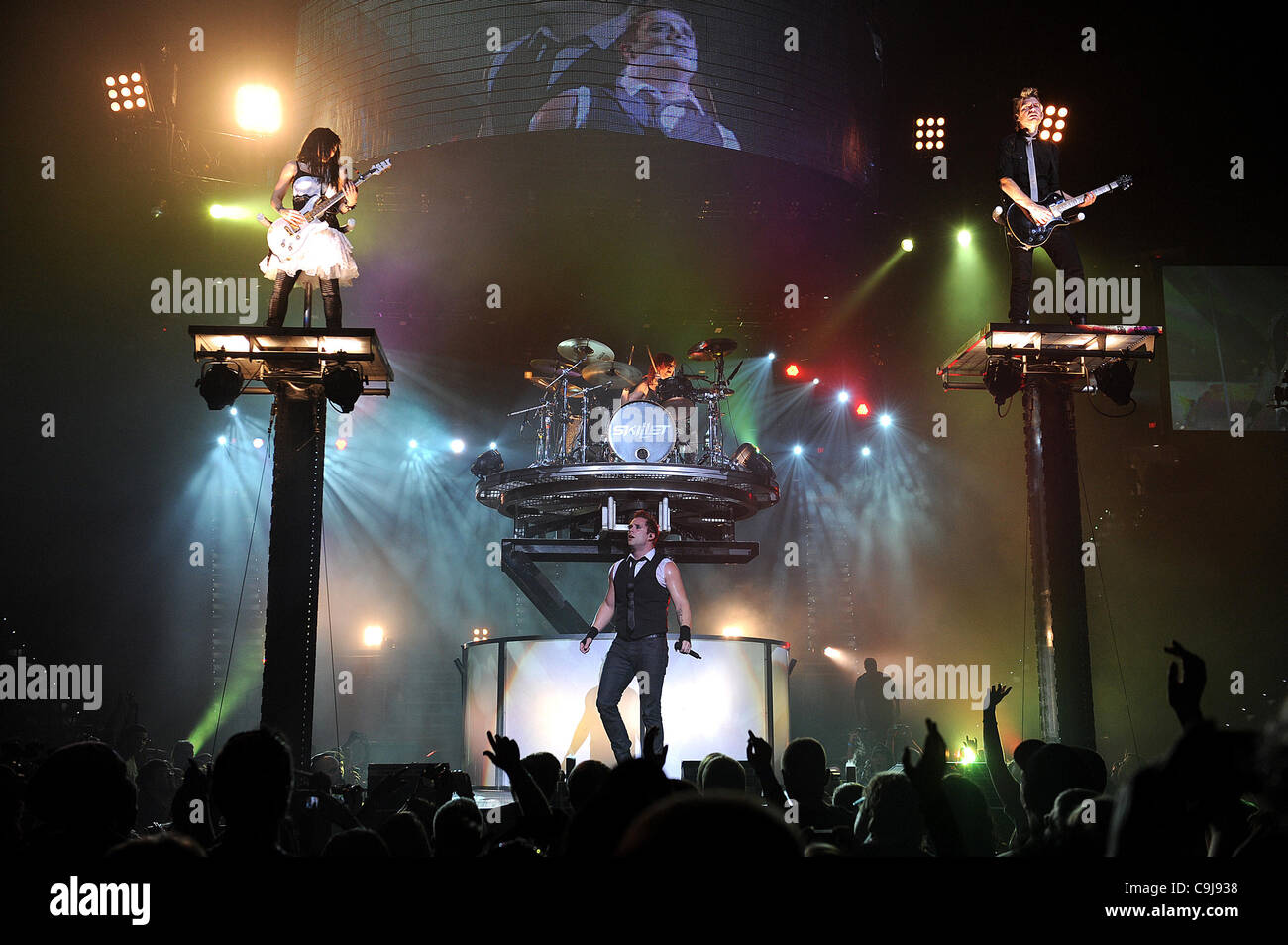 Jan 7, 2012 - Raleigh, North Carolina; USA - (L-R) Guitarist KOREY ...