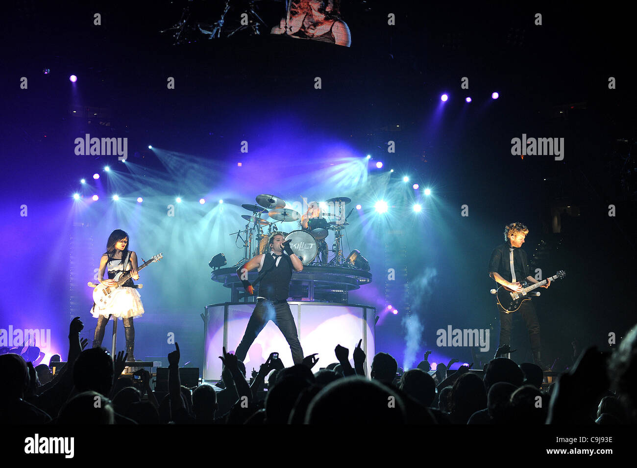 Jan 7, 2012 - Raleigh, North Carolina; USA - (L-R) Guitarist KOREY ...