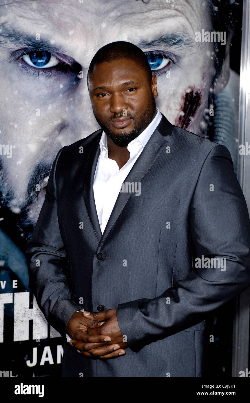 Nonso Anozie at arrivals for THE GREY Premiere, Regal Cinemas L.A. Live ...
